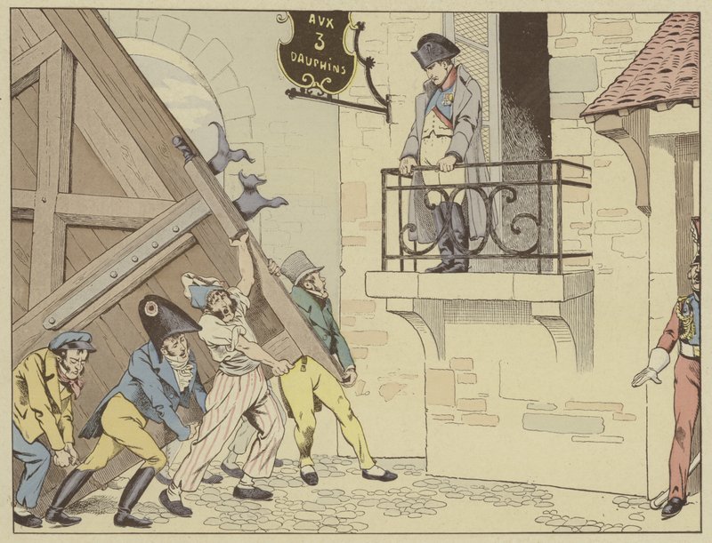 The City of Grenoble Opens Its Gates to Napoleon on His Return from ...