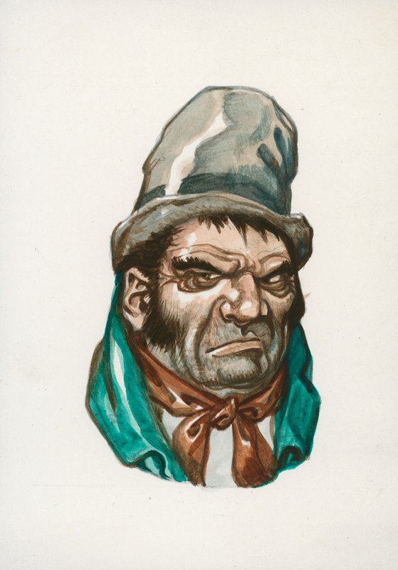 Bill Sikes, Oliver Twist by Peter Jackson: Fine art print