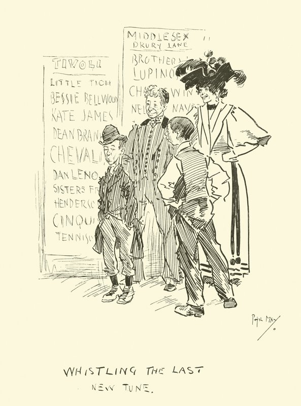 Illustration for Phil May's Gutter-Snipes by Phil May