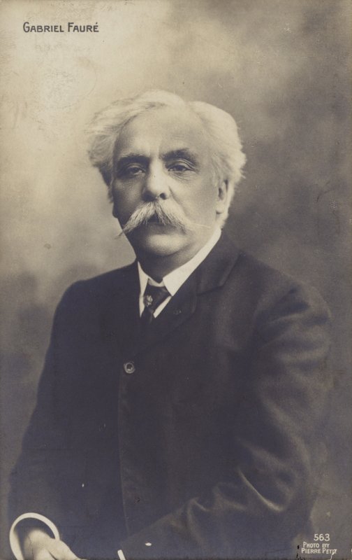 Gabriel Faure, French composer, organist, pianist and teacher (1845-1924)