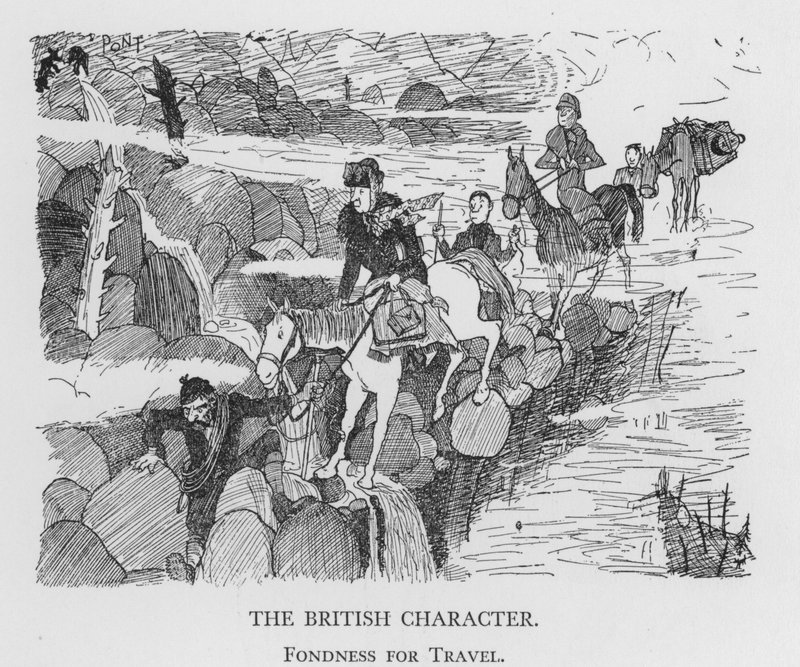 The British Character, Fondness for Travel by Pont