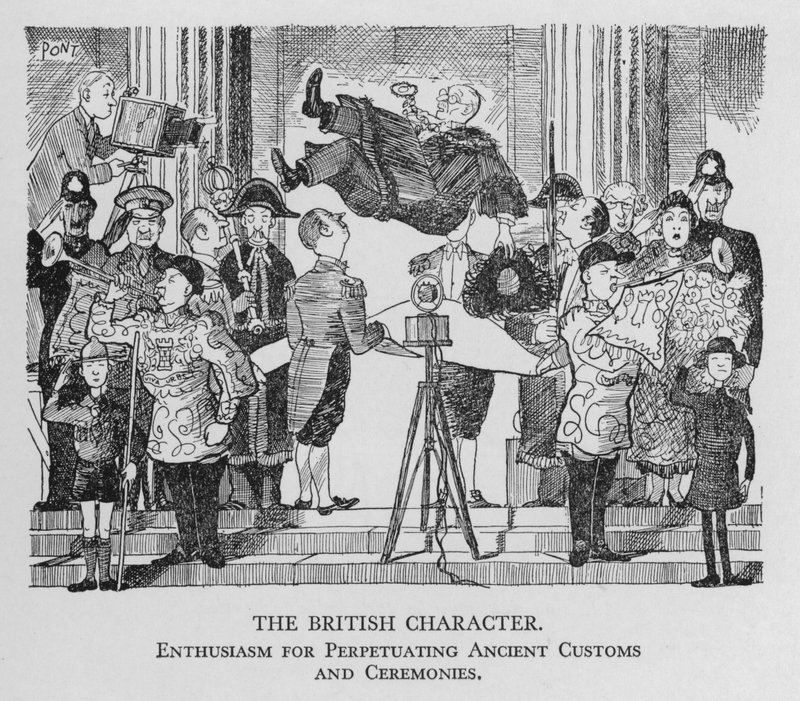 The British Character; Enthusiasm for Perpetuating Ancient Customs and ...