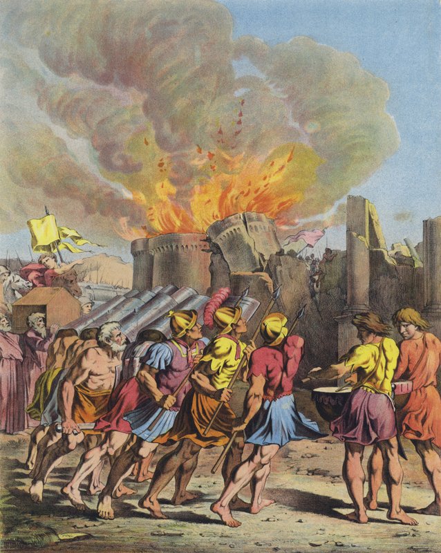 The Fall of Jericho by after Raphael: Buy fine art print
