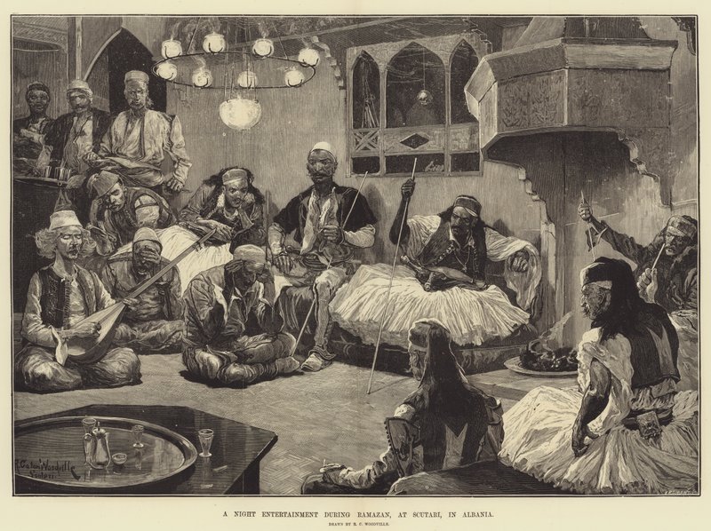 A Night Entertainment During Ramazan, at Scutari, in Albania