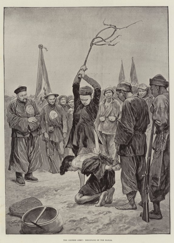 The Chinese Army, Discipline on the March