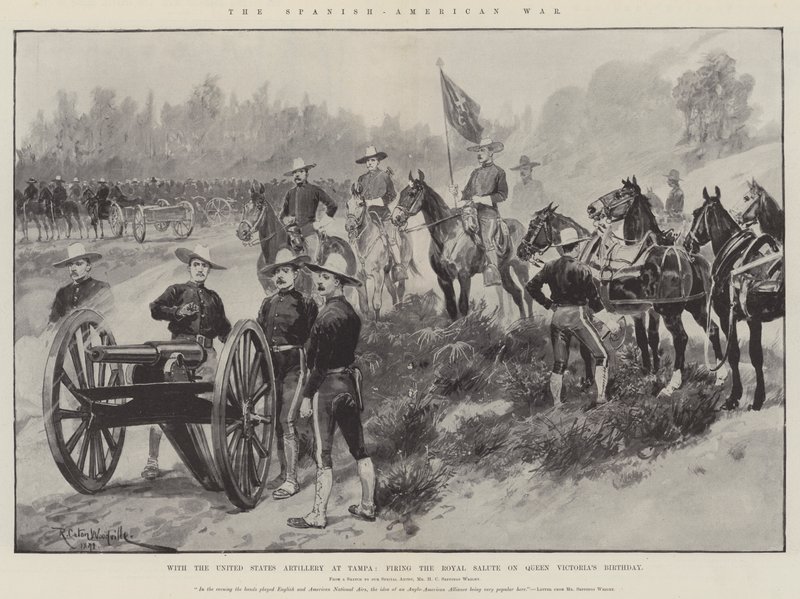 The Spanish-American War, with the United States Artillery at Tampa ...