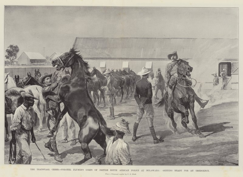 The Transvaal Crisis, Colonel Plumer's Corps of British South African ...