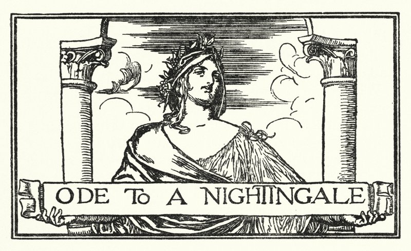 Illustration for Poems by John Keats: Ode To A Nightingale