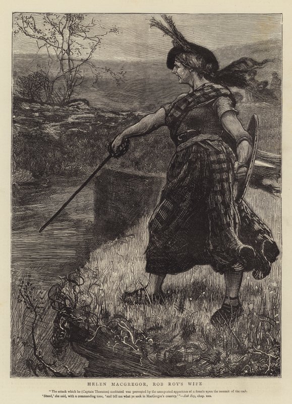 Helen Macgregor, Rob Roy's Wife by Robert Walker Macbeth