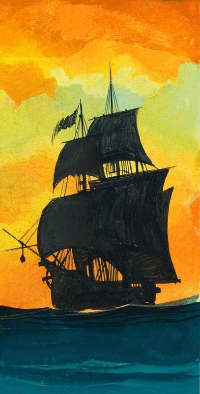 Sailing Ship by Ron Embleton: Buy fine art print