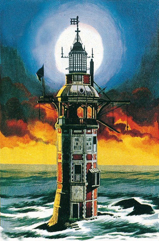 The First Eddystone Lighthouse by Ron Embleton