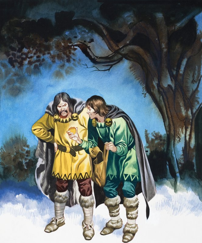 The Magic Apples by Ron Embleton: Buy fine art print