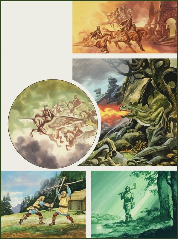 The Ring of the Nibelungs by Ron Embleton: Fine art print