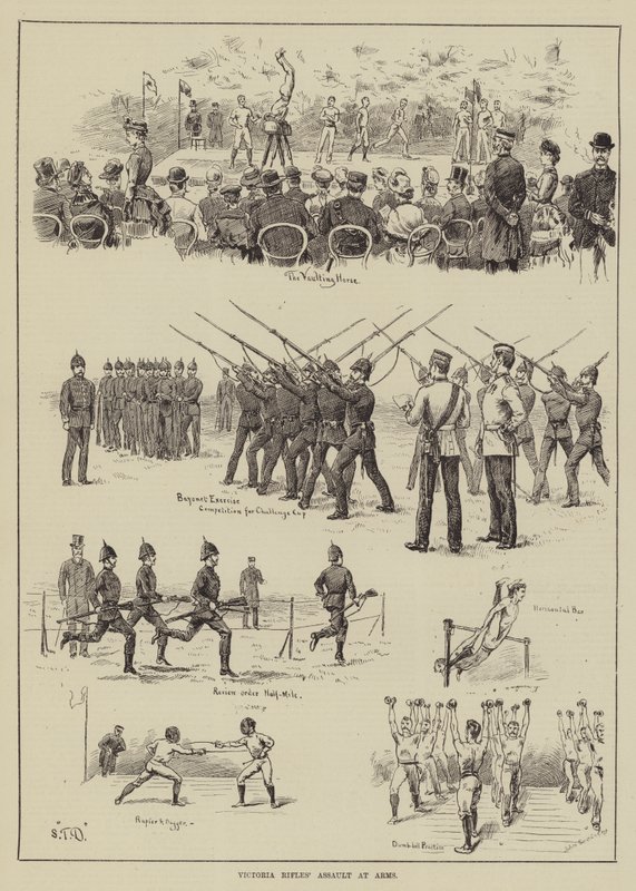 Victoria Rifles' Assault at Arms by S.T. Dadd
