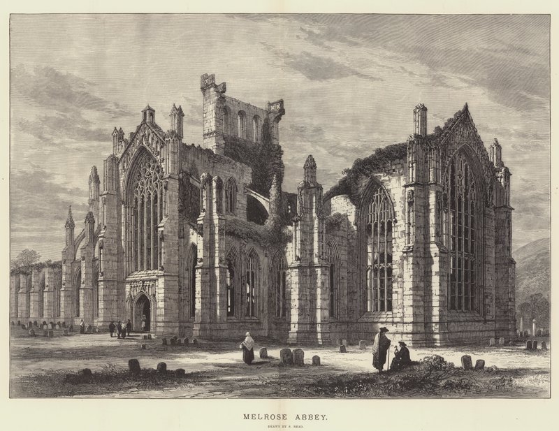 Melrose Abbey by Samuel Read: Buy fine art print