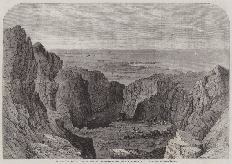 The Granite Quarry at Peterhead, Aberdeenshire