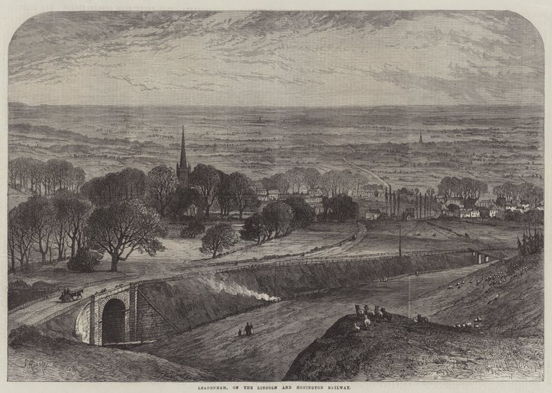 Leadenham, on the Lincoln and Honington Railway