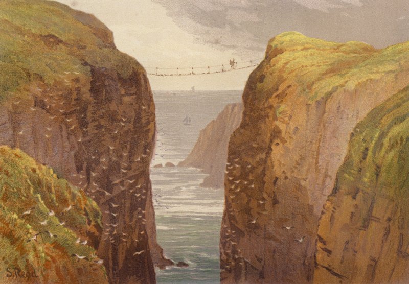 North of Ireland, Carrick-a-Rede by Samuel Read