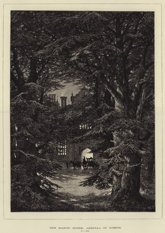 The Manor House, Arrival of Guests by Samuel Read