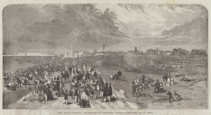 The Naval Review, Promenade on Southsea Common