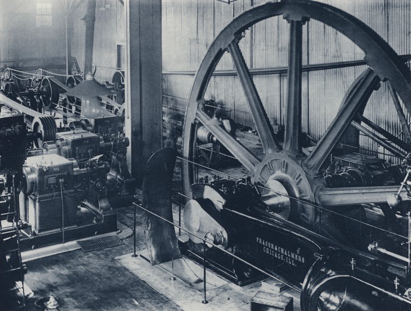 Interior, Engine and Dynamo Room, Crown Reef Gold Mining Company