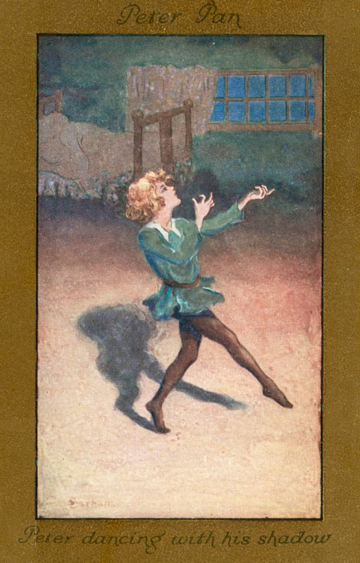 Peter Pan: Peter Dancing with His Shadow by Sybil Barham