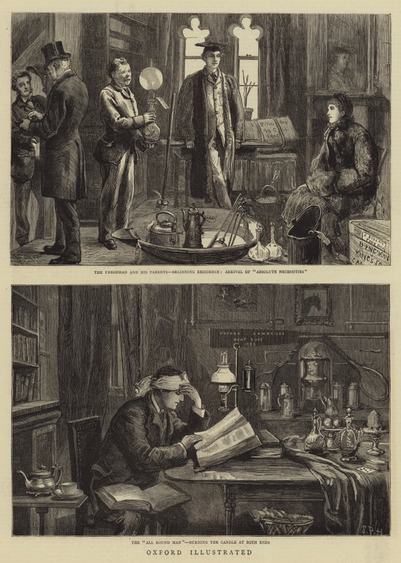 Oxford Illustrated by Sydney Prior Hall: Fine art print