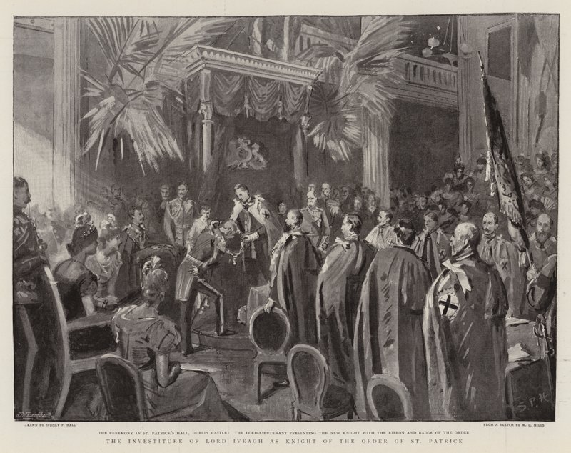 The Investiture of Lord Iveagh as Knight of the Order of St Patrick