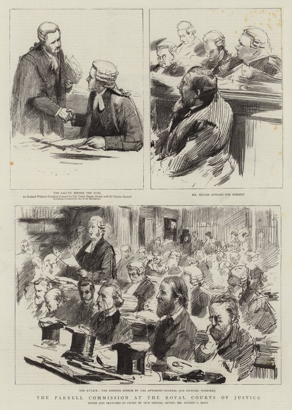 The Parnell Commission at the Royal Courts of Justice