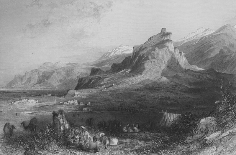 Acropolis of Sardis by Thomas Allom: Buy fine art print