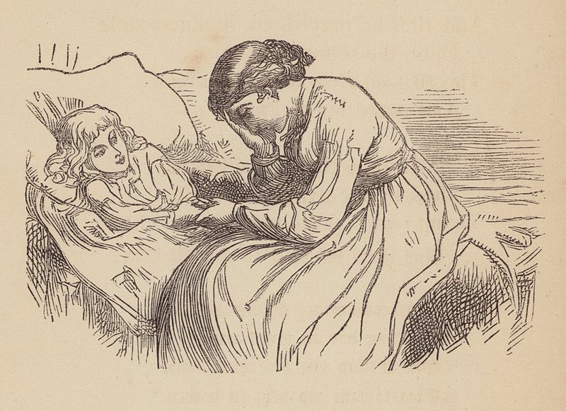 The Dying Child by Thomas Dalziel: Premium art reproduction