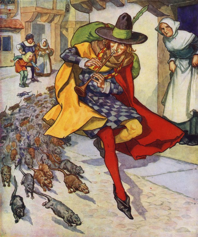 Illustration for The Pied Piper of Hamelin