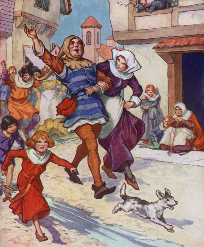 Illustration for The Pied Piper of Hamelin