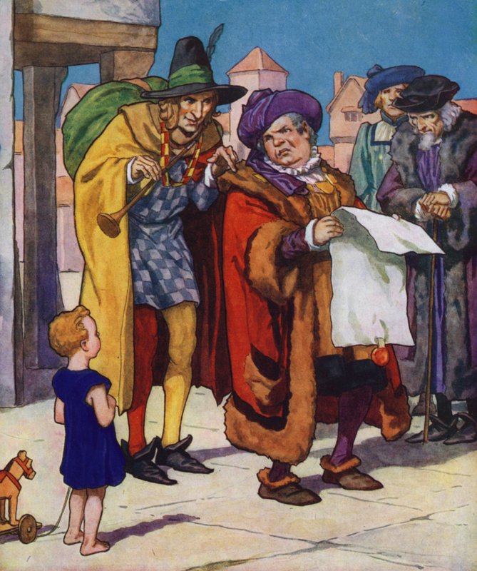 Illustration for The Pied Piper of Hamelin