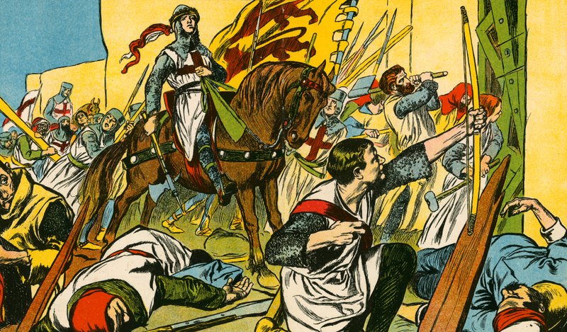 Richard Lionheart Fighting in the Holy Land