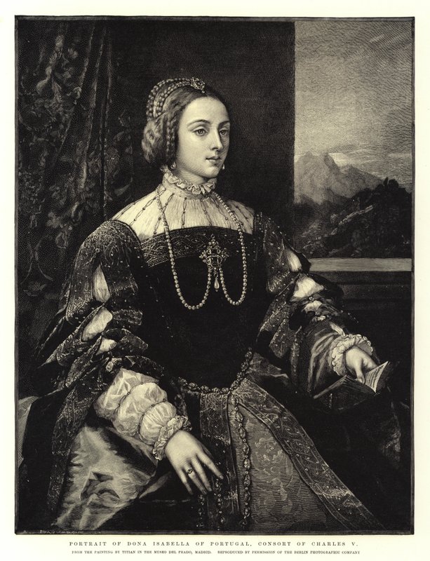 Portrait of Dona Isabella of Portugal, Consort of Charles V