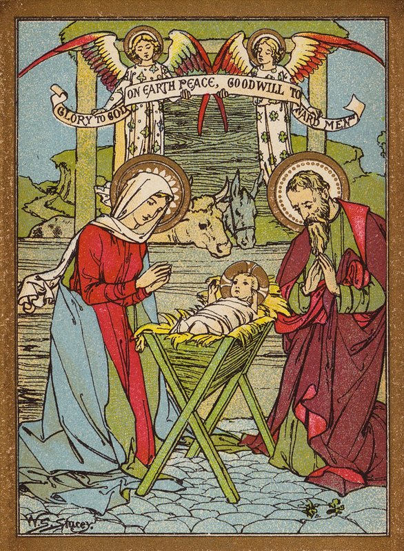 The Nativity of Our Lord by W.S. Stacey: Fine art print