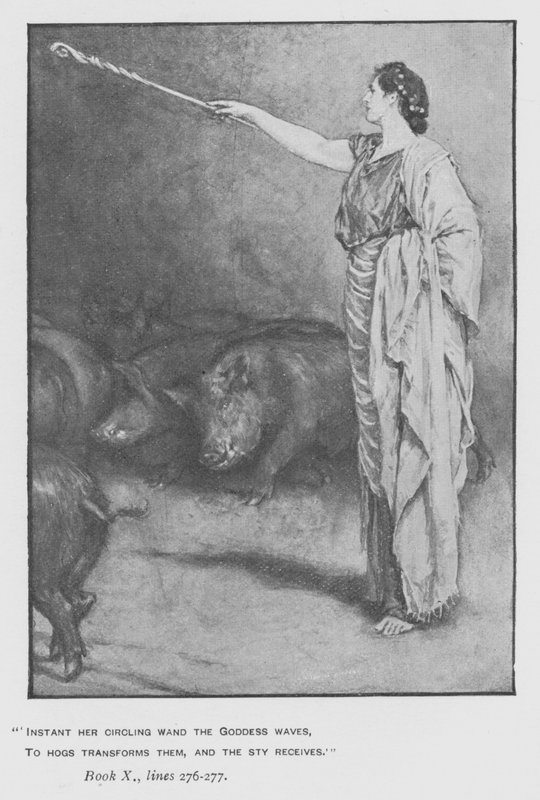 Illustration for Pope's Odyssey of Homer by Walter Paget