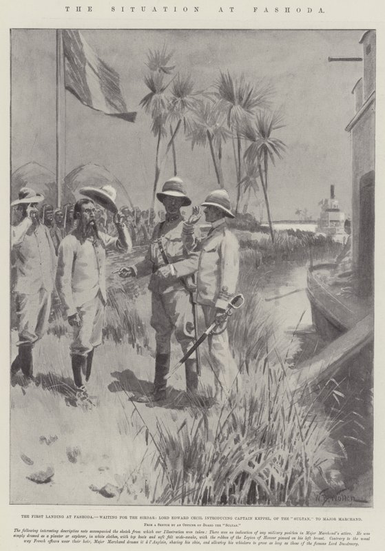 The Situation at Fashoda, the First Landing at Fashoda, Waiting for the ...
