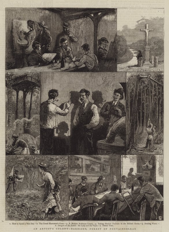 An Artist's Colony, Barbizon, Forest of Fontainebleau