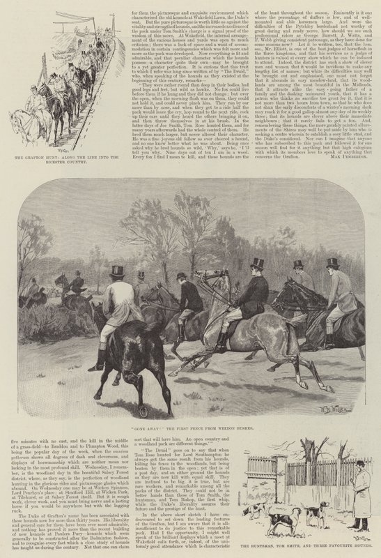 The Grafton Hunt by William Barnes Wollen: Fine art print