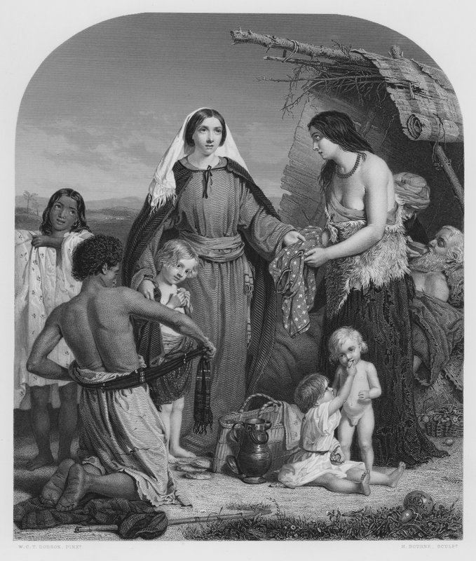 The Alms-Deeds of Dorcas, from the Picture in the Royal Collection