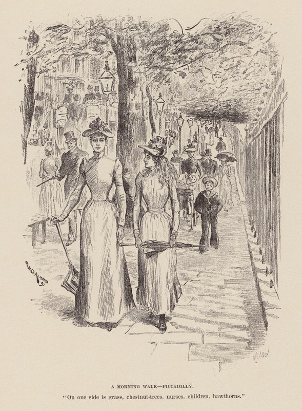 A morning walk, Piccadilly by William Douglas Almond