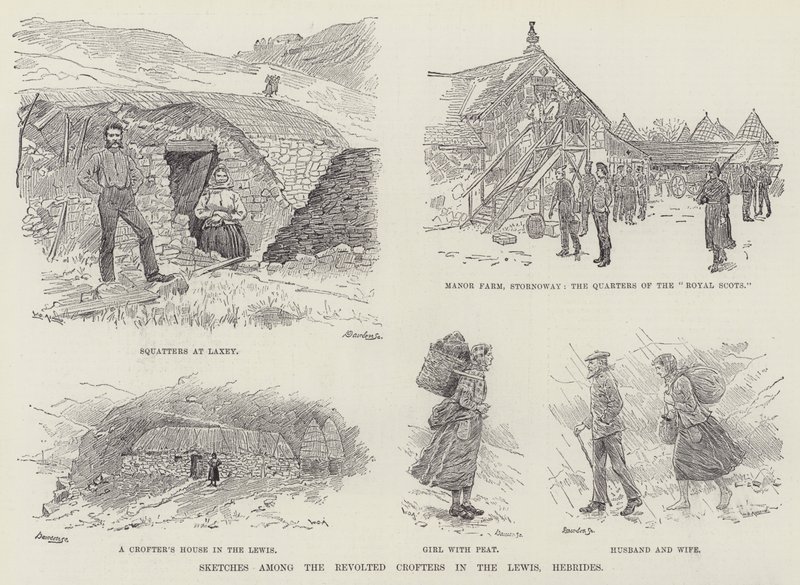 Sketches among the Revolted Crofters in the Lewis, Hebrides