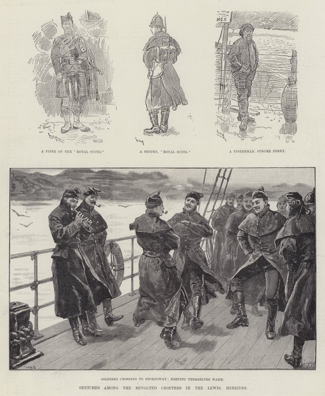 Sketches Among the Revolted Crofters in the Lewis, Hebrides