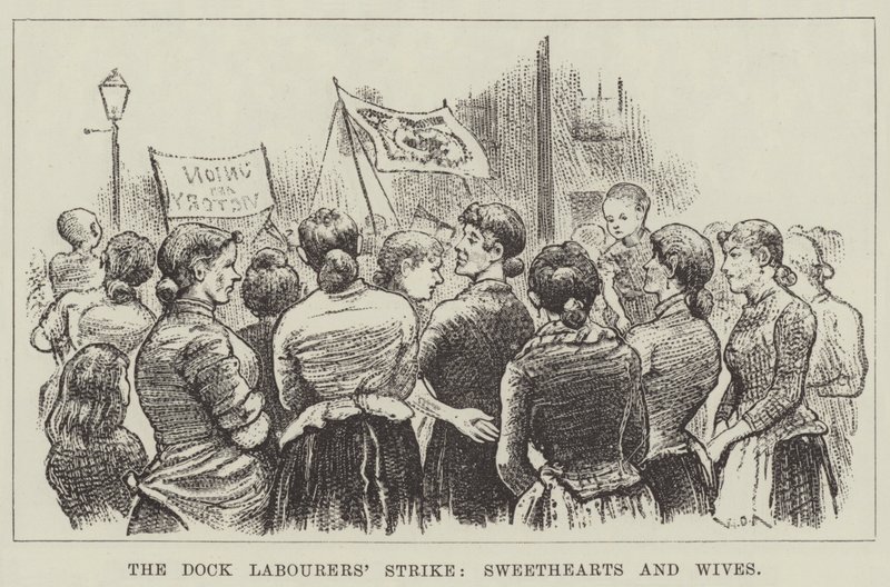 The Dock Labourers' Strike, Sweethearts and Wives