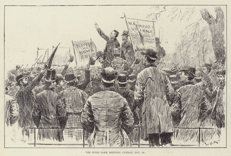 The Hyde Park Meeting, Sunday, 20 November