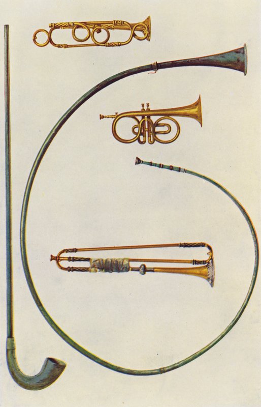 Musical instruments: Lituus and Buccina, Cornet, Trumpets