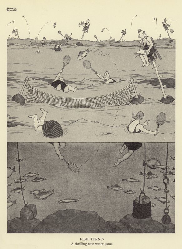 Fish Tennis, a thrilling new water game