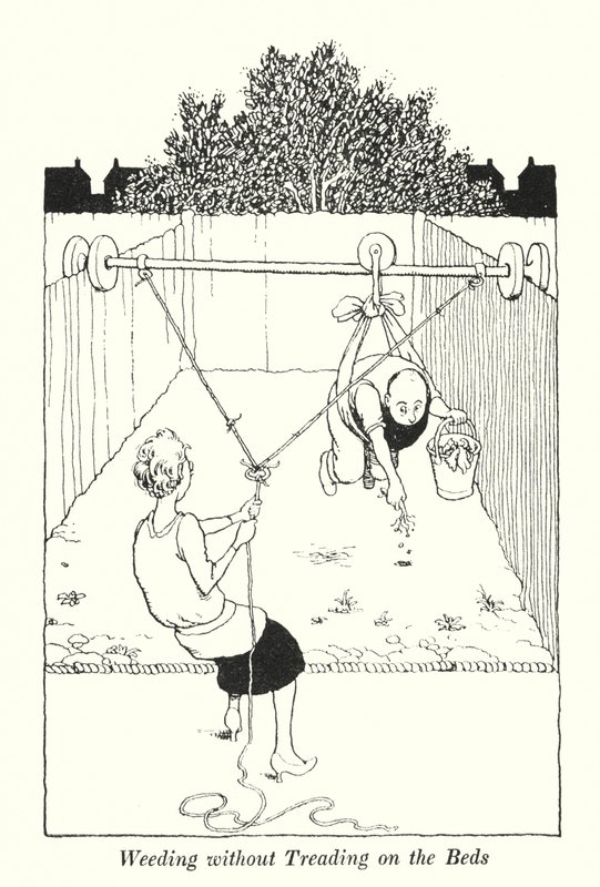 Weeding without Treading on the Beds